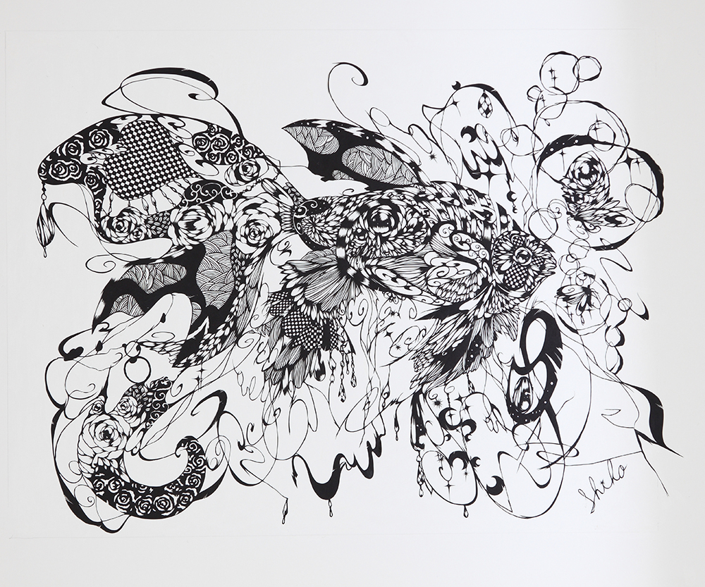 Jewel fish - Arai paper art japan